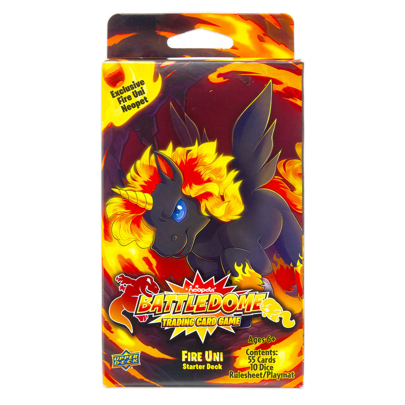 Neopets Battledome Trading Card Game – Fire Uni Starter Deck – Neopets Shop