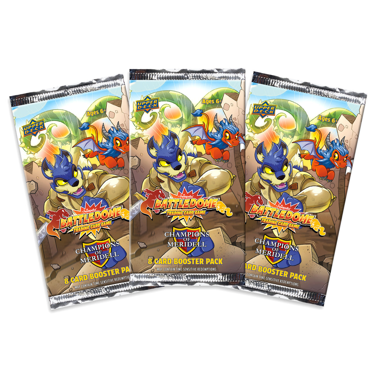 Neopets Battledome Trading Card Game – Champions of Meridell Booster B ...