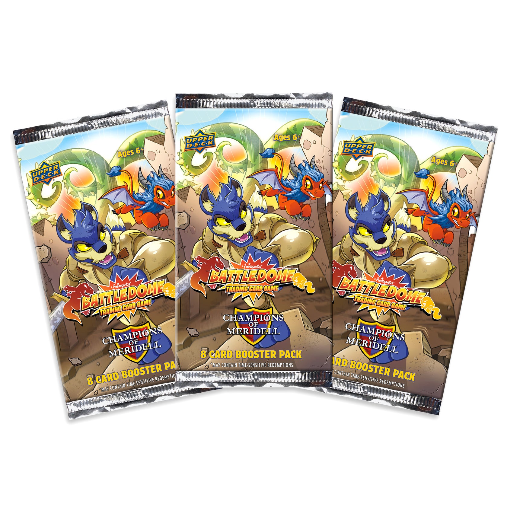 Neopets Battledome Trading Card Game – Champions of Meridell Booster B ...