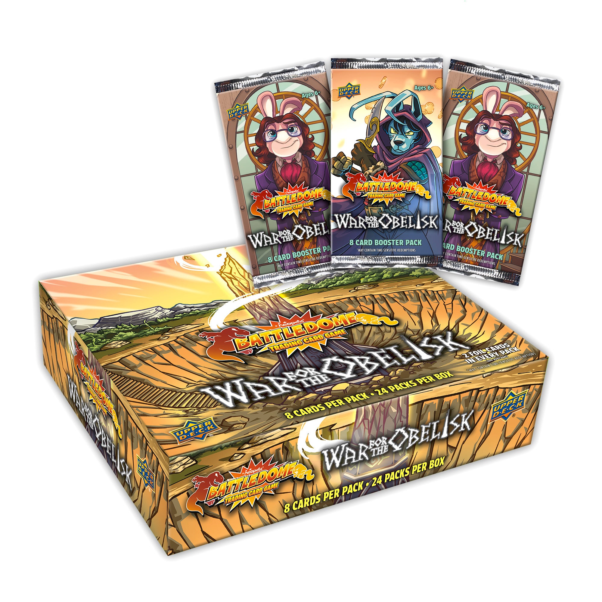 Neopets Battledome Trading Card Game – War for the Obelisk Booster Box ...