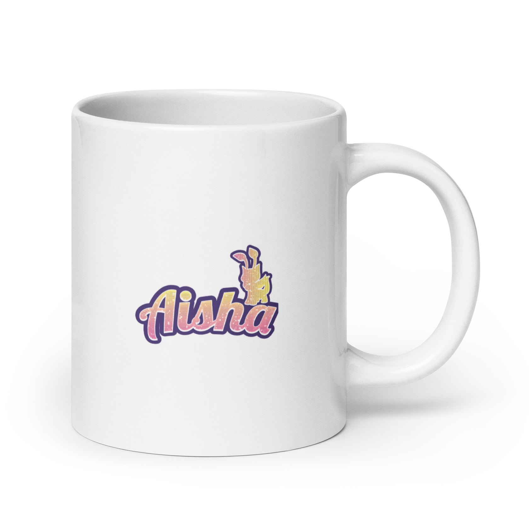 Neopets 25th Anniversary Aisha White Glossy Mug – Neopets Shop